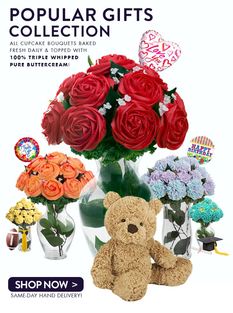 Baked Bouquet - Flower & Cupcake Bouquets for Delivery